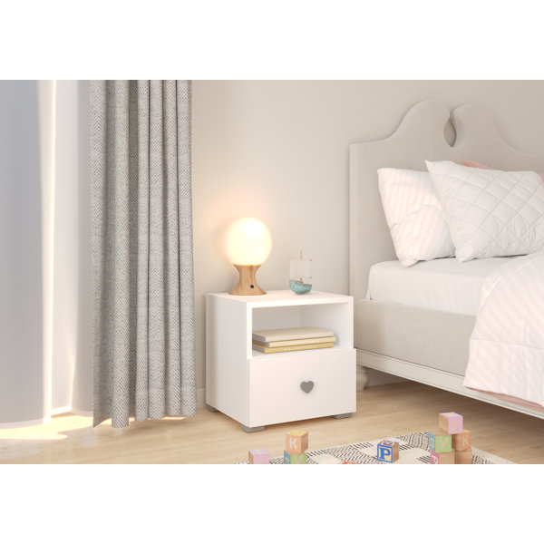 Isabelle & Max Helland Manufactured Wood Bedside Table | Wayfair.co.uk